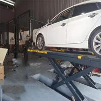 China T400D wheel alignment scissors car lift with secondary jack for sale