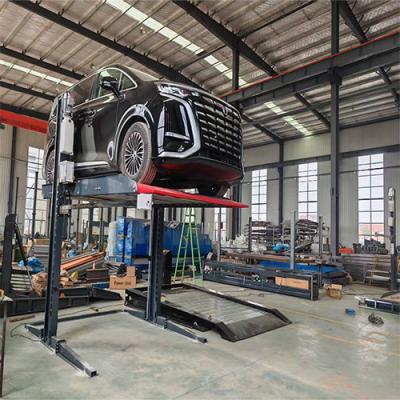 China TP227 Smart 2 Post Car Lift with 2700kg Capacity and DC24V Safety Control System for Garage Use for sale