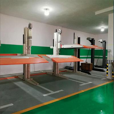 China TP227 2 Post Parking Lift 2m/min For High Density Car Storage for sale