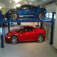 China TP430 Hydraulic Cylinder 4 Post Parking Lift 3000kg Capacity 220V for Home Garage for sale