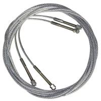 China High Strength Steel Car Lift Cable 6mm Diameter 8700mm Length TY-3 Model for Automotive Maintenance for sale