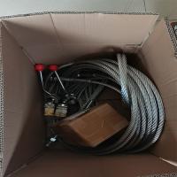 China Heavy Duty Steel Auto Lift Cable 6mm Diameter 8700mm Length 5kg Weight for Vehicle Maintenance for sale