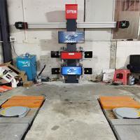 China 3D Four Wheel Alignment Machine with Sony Camera 13-24 Inch Wheel Size 110-220V for sale