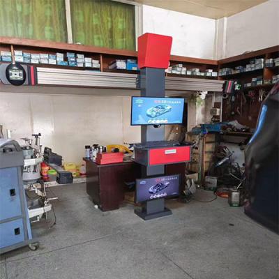China X6 Workshop 3D Wheel Alignment Machine Double Screen 13-24 Inch Wheel Size for sale