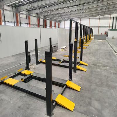China Commercial 4 Post Vehicle Lift 4000kg Car Hoist for Garage Auto Repair Equipment for sale
