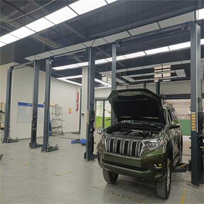 China Asymmetric 2 Post Car Lift 4500kg Hydraulic Auto Hoist for Garage Equipment for sale
