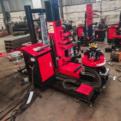 China Heavy-Duty 14-42 inch Truck Tire Changer - Fully Automatic Vertical Vacuum Tire Disassembly Machine for sale