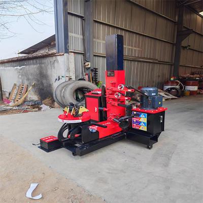 China Heavy-Duty 14-42 inch Truck Tire Changer - Fully Automatic Vertical Vacuum Tire Disassembly Machine for sale