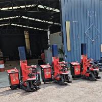 China Vertical Type Truck Tire Changer  15-24 Inches Commercial Bus Tractor 3kw Motor 200kg Max Wheel Weight 220v/380v for sale