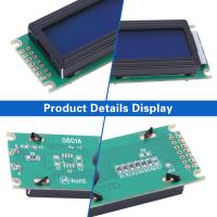 China Blue Film 0801A Character Lcd Screen 85*29*12Mm Cob Lcd Module for sale
