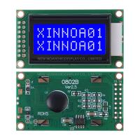 China Blue Film 0802B 3.3V 8x2 Character Dot Matrix LCD Module COB ST7066 58x31.87mm for sale