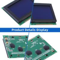 China Blue Film 12864C-3 Display Module Controller SBN0064 12864 Parallel Port Multilingual Module for sale
