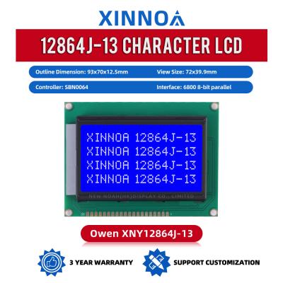 China Blue Film 12864J-13 LCD Display Export Quality Controller SBN0064 LCM Module for sale