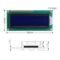 China Owen 14432F 80x36x12.2mm COB LCD Module Display ST7920 5V Serial SPI Parallel for sale