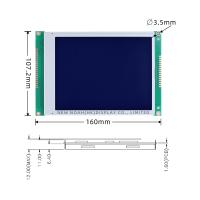 China Blue Film 5.7-Inch Graphic Dot Matrix Module 320240B LCD Display Module With Controller RA8835A for sale