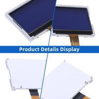 China COG12864I2 128x64 Blue Film LCD Display Module 53x40mm ST7567 Serial Communication for sale