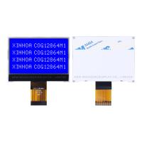 China Blue Film COG12864M1 12864 LCD Screen 72x53mm 3.3V Serial Port 36PIN 0.5mm Spacing for sale