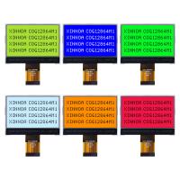 China 12864 COG Graphic LCD Module ST7567A 3.3V Serial Port 72x53mm Grey Film Display for sale