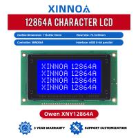 China Blue Film Dots LCD Module 5V SBN0064 Parallel Port 12864A LCD Display With Backlight for sale