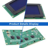 China Blue Film Dots LCD Module 5V SBN0064 Parallel Port 12864A LCD Display With Backlight for sale
