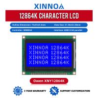 China Owen 12864K 128x64 COB LCD Display 5V 20PIN 75x55x9.3mm for Industrial Control for sale