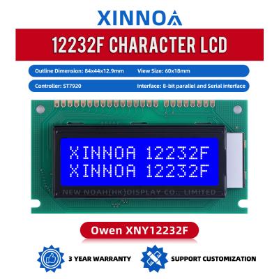 China Blue Film LCD12232F Graphic Dot Matrix Monochrome Display 122x32 ST7920 Controller 84x44x12.9mm for sale