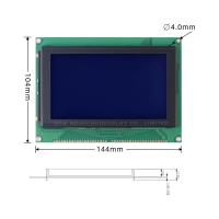 China Owen LCM240128B 240x128 COB LCD Display Module with Touch Panel UCI6963 Controller 144x104x12mm for sale
