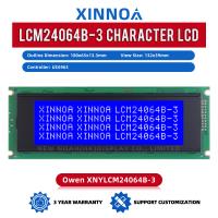 China Owen LCM24064B-3 Blue Film COB LCD Module 240x64 UC6963 Controller for Industrial Equipment for sale