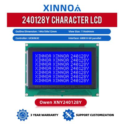 China Owen 240128Y 240x128 Dot Matrix LCD Display Module with UCI6963C Controller 144x104x12mm for sale