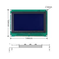 China Owen 240128Y 240x128 Dot Matrix LCD Display Module with UCI6963C Controller 144x104x12mm for sale