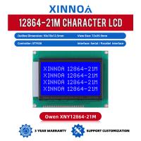 China Owen 12864-21M LCD Display Module 128x64 ST7920 Controller 5V Serial Port 93x70x12.5mm for sale