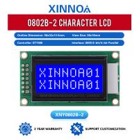 China 0802B-2 8x2 Character LCD Module COB Display 58x32mm Outline ST7066 Controller for sale