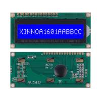 China Blue Film White Letters 1601A Character Dot Matrix Screen Support Scheme Development for sale