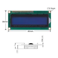 China Blue Film White Letters 1601A Character Dot Matrix Screen Support Scheme Development for sale