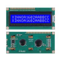 China 1602A 3.3V Character LCD Module 80x36mm Blue Film White Letters ST7066U Chip 16x2 Display for sale