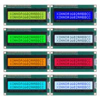 China 1602A Character LCD Display Module 16x2 Blue Film White Letters 80x36mm ST7066 Controller for sale