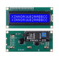 China 1602A IIC Adapter Board LCD Screen 16x2 Blue Light ST7066U Controller 80x36mm for sale