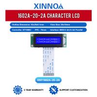 China 1602A 20 2A Blue Film White Letters LCD Display Module 53x20x8.1mm ST7066U Controller for sale