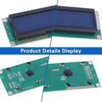 China 1602B 16x2 Character LCD Display Module 122x43.69mm ST7066U Controller Blue Film White Letters for sale