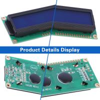 China Industrial Grade 1602B REV.C COB LCD Module 80x36x13mm ST7066U Controller Side Backlight Display for sale