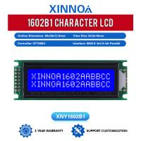China 1602B1 16x2 Industrial LCD Module 85x30x12.8mm ST7066U Controller Blue Film White Letters for sale