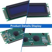China 1602B1 16x2 Industrial LCD Module 85x30x12.8mm ST7066U Controller Blue Film White Letters for sale