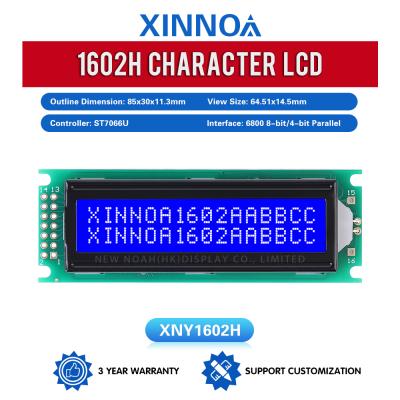 China 1602H 16x2 Character LCD Display Module COB ST7066U 85x30x11.3mm Industrial Grade for sale