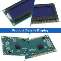 China Blue Film White Letters 1602W-6 16x2 LCD Display Module 80x36mm COB AIP31066L for sale