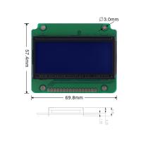 China 1604B Industrial LCD Display Module 16x04 COB Dot Matrix 69.8x57.4mm Customizable for sale