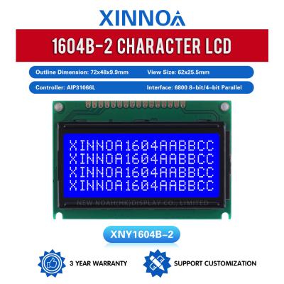 China 1604B-2 16x4 COB LCD Module 72x48x9.9mm 16PIN Industrial Display Screen for sale