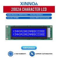 China 2002A 20x2 COB LCD Display Module 116x37x11.5mm Blue Film White Letters High Brightness for sale