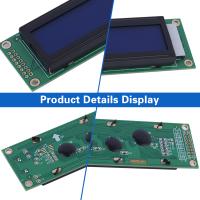 China 2002A 20x2 COB LCD Display Module 116x37x11.5mm Blue Film White Letters High Brightness for sale