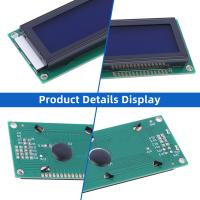 China 2002B 20x2 Character LCD Module Blue Film White Letters ST7066U COB 186.4x43.25mm for sale