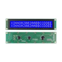 China Blue Film White Letters 2002K-1 Character LCD Module 2002 Long Strip Type Built In Module With Led Backlight for sale